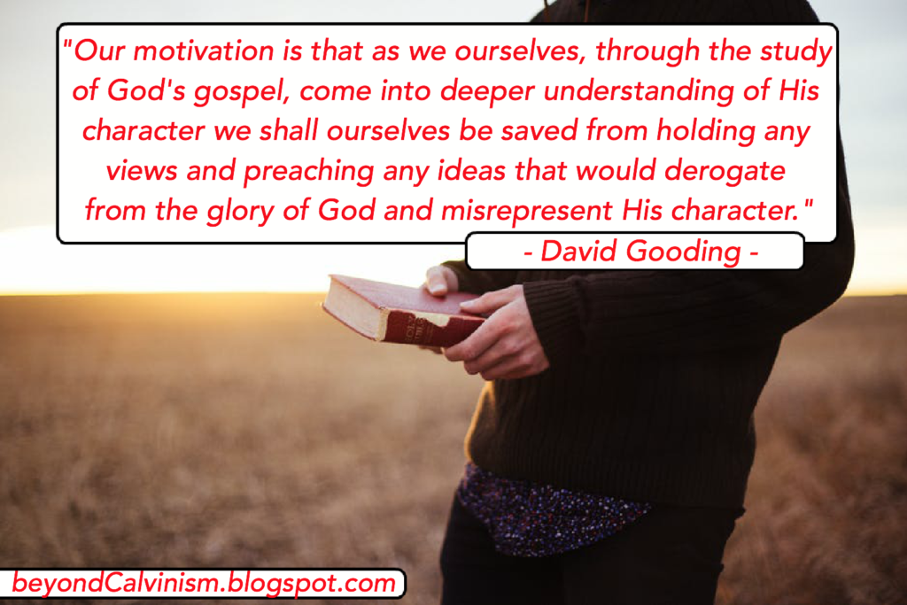 Lecture Series: Dr David Gooding, “The Glorious Gospel of the Blessed ...