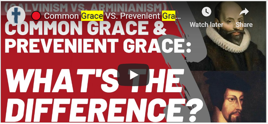 Society of Evangelical Arminians | Common Grace and Prevenient Grace ...